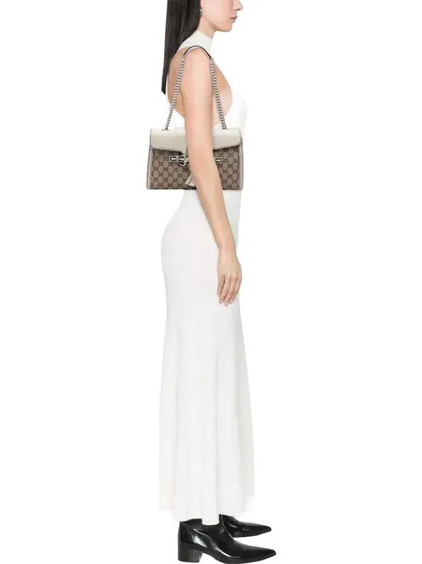 Gucci Medium Gg Canvas Emily Shoulder Bag - Neutrals