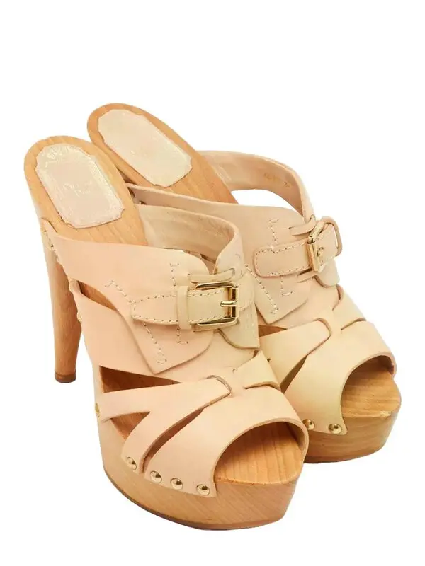 Dior Platform Mules - Neutrals