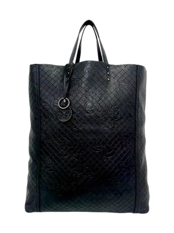 Bottega Veneta Intrecciomirage Butterfly Tote Bag - Black