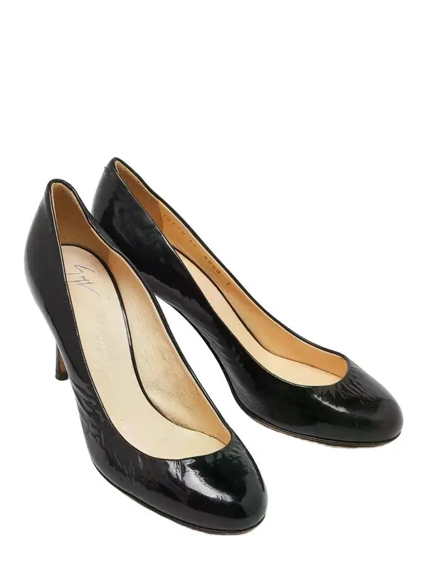 GIUSEPPE ZANOTTI Patent Leather Stiletto Pumps - Black