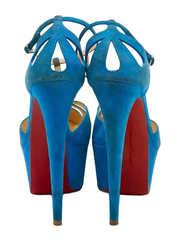 CHRISTIAN LOUBOUTIN Mayada T-strap Pumps - Blue