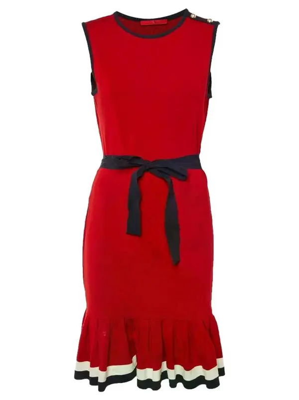 Carolina Herrera Jersey Mini Dress - Red