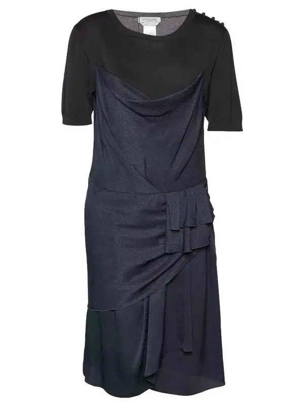 Sportmax Draped Mini Dress - Blue