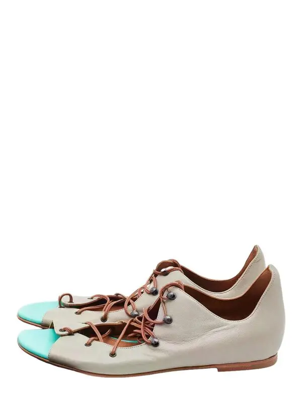 MALONE SOULIERS Strappy Leather Sandals - Grey