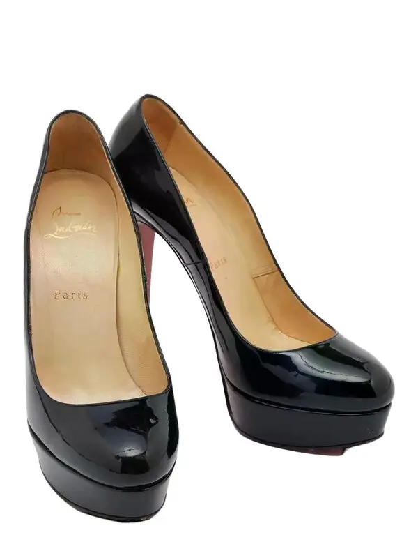 CHRISTIAN LOUBOUTIN Bianca Patent Leather Pumps - Black
