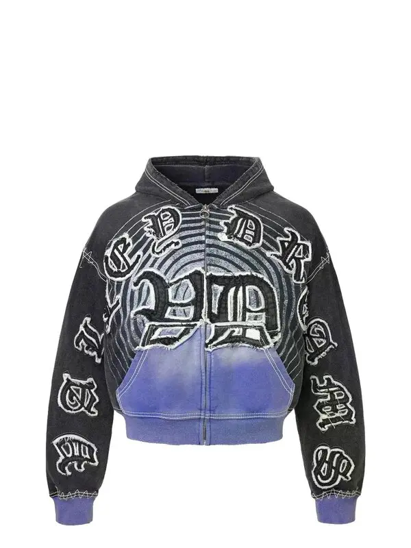 VALE FOREVER Hypnotiq Zip-up Hoodie - Grey