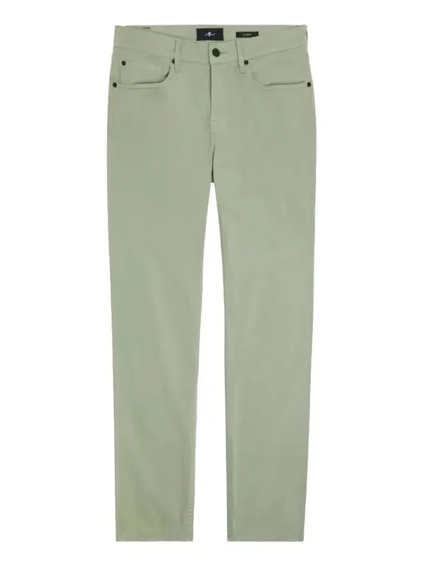 7 For All Mankind Slimmy Slim-fit Trousers - Grey