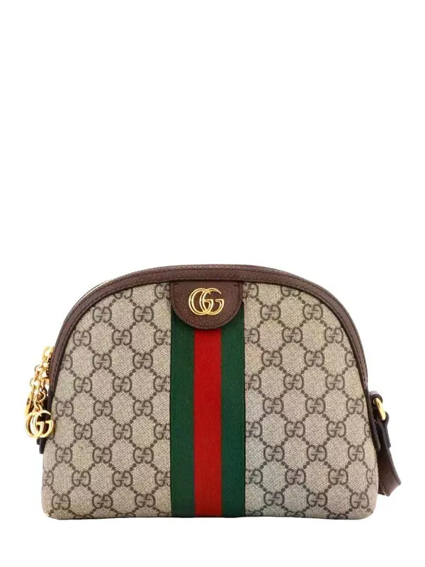 Gucci Ophidia Gg Coated Canvas Small Shoulder Bag - Brown