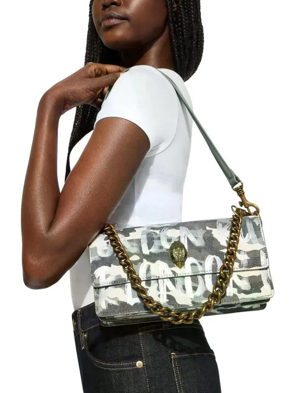 Kurt Geiger Soft Shoreditch Shoulder Bag - Grey