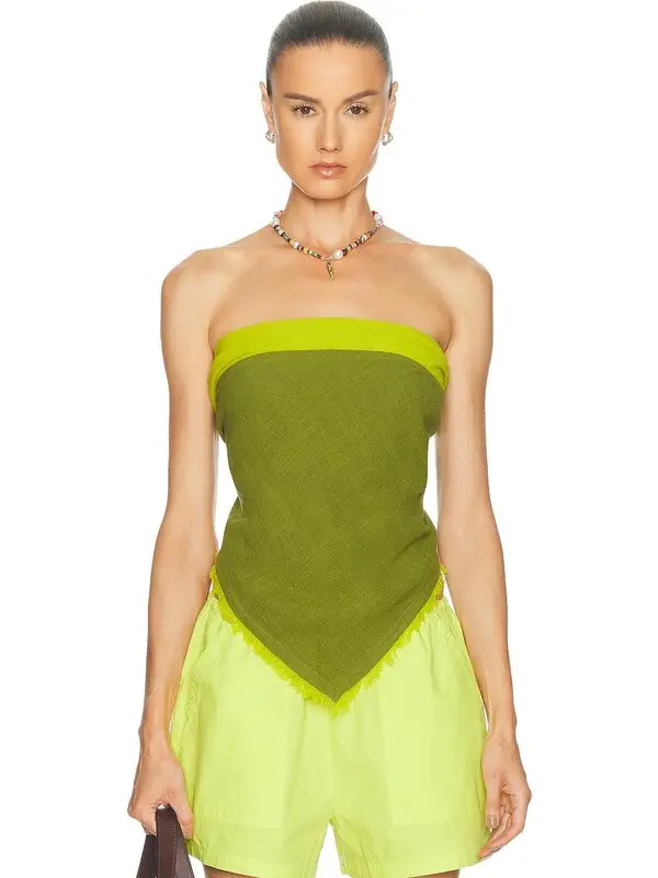 Staud Sonya Top - Pesto