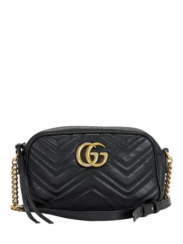 Gucci Gg Marmont Shoulder Bag - Black
