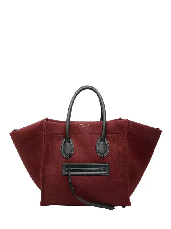 Celine Medium Phantom Luggage Tote Bag - Red