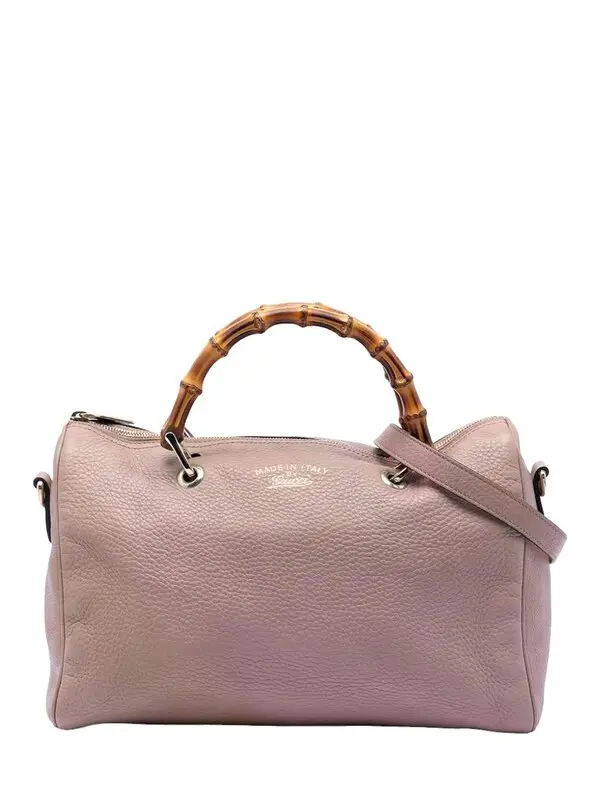 Gucci Bamboo Shopper Boston Bag - Pink