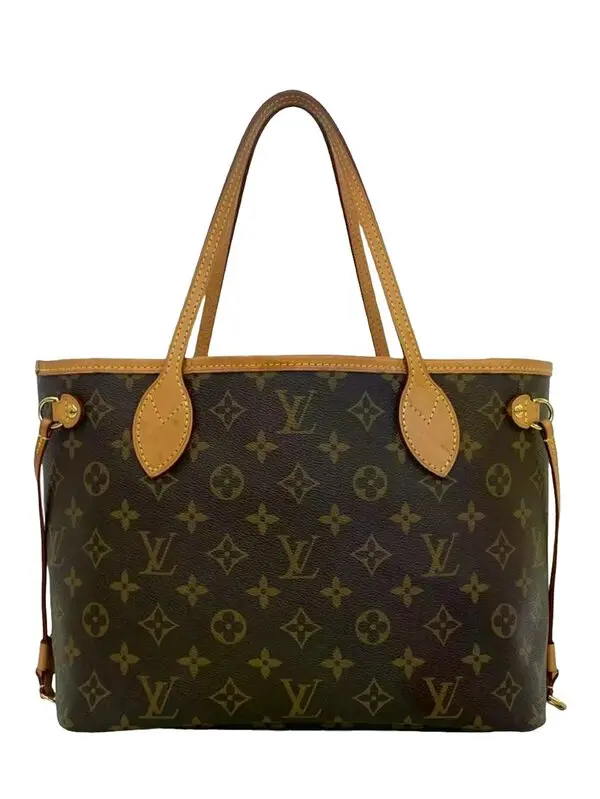 LOUIS VUITTON Monogram Neverfull Pm Tote Bag - Brown
