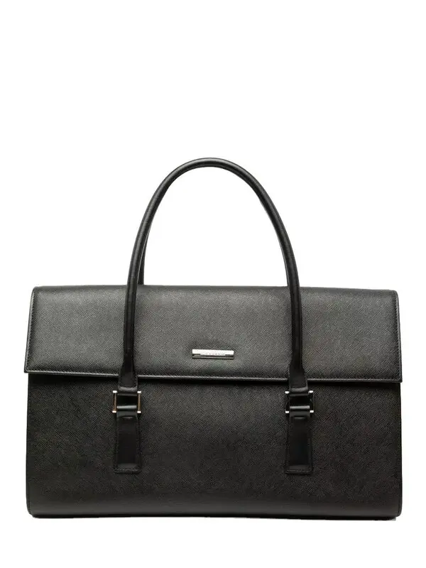 Burberry Leather Handbag - Black