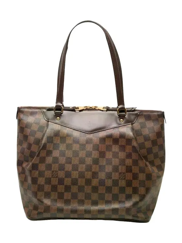 LOUIS VUITTON Damier Ebene Westminster Gm Shoulder Bag - Brown
