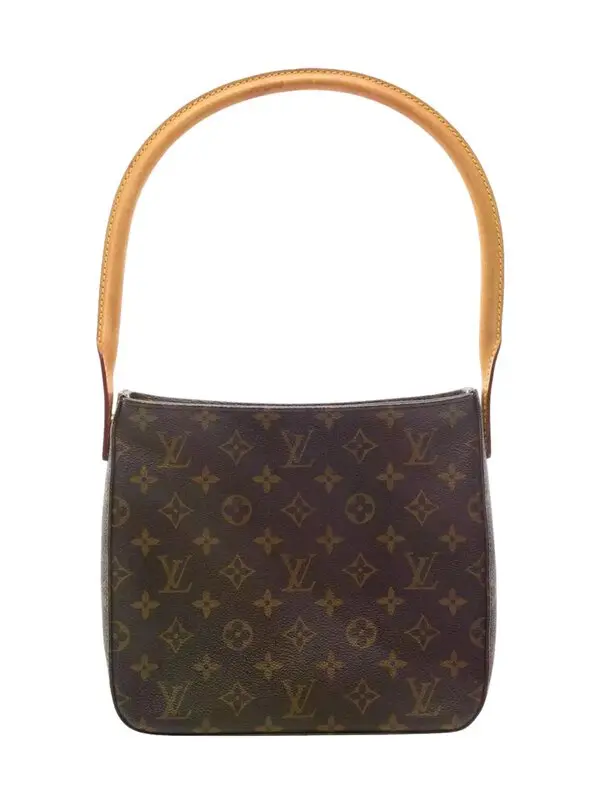 LOUIS VUITTON Monogram Looping Mm Shoulder Bag - Brown