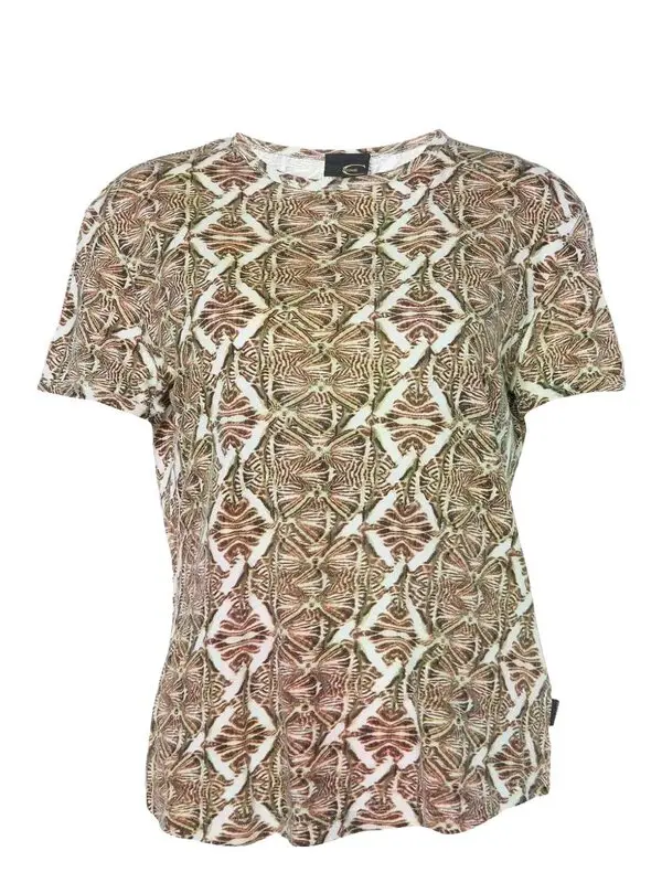 Just Cavalli Printed T-shirt - Brown