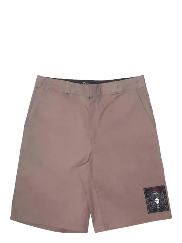 PALY Baggy Logo Patch Shorts - Neutrals