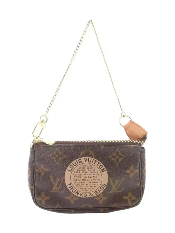 LOUIS VUITTON Mini Pochette Accessoires Shoulder Bag - Brown