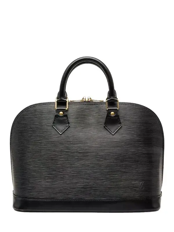 LOUIS VUITTON Epi Alma Pm Handbag - Black