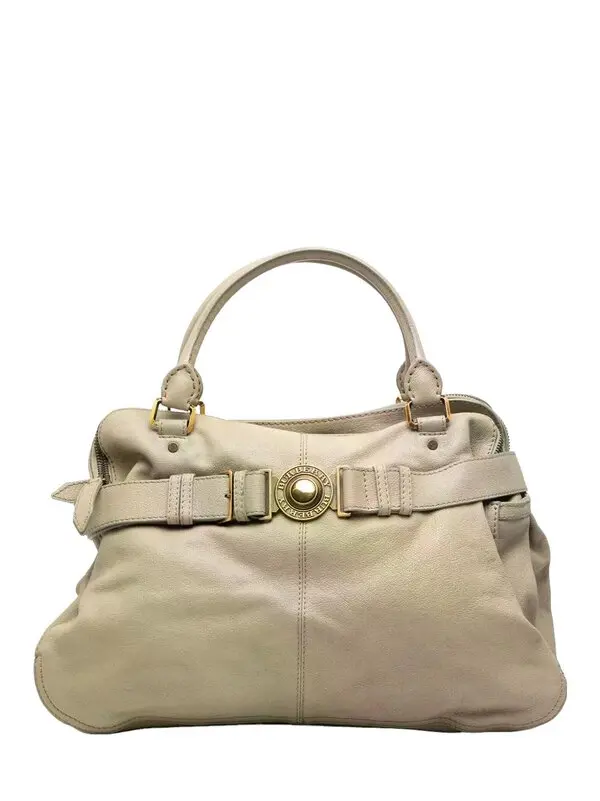 Burberry Lambeth Leather Tote Bag - Grey
