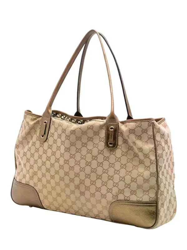 Gucci Gg Canvas Princy Tote Bag - Neutrals