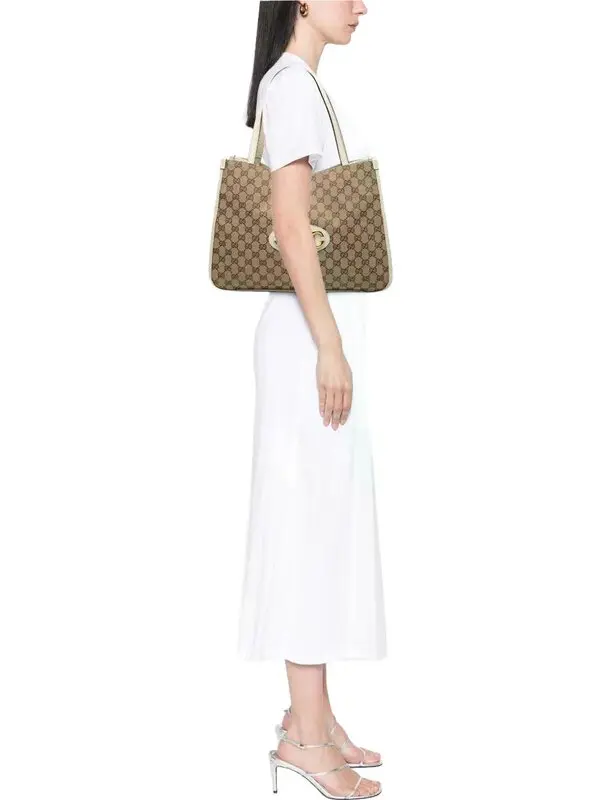 Gucci 1955 Horsebit Tote Bag - Neutrals