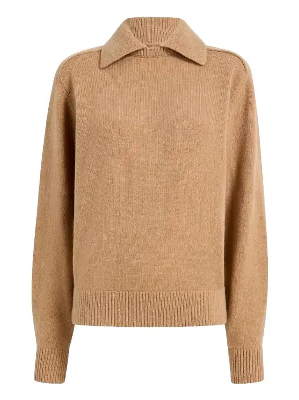 Khaite Jackson Pullover Sweater - Camel