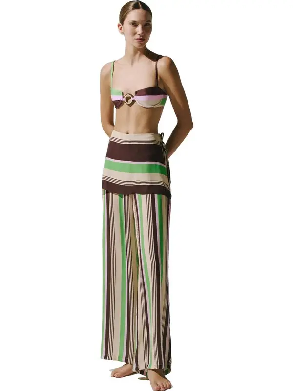 BAOBAB Renata Wide-leg Pants - Caffe Verde