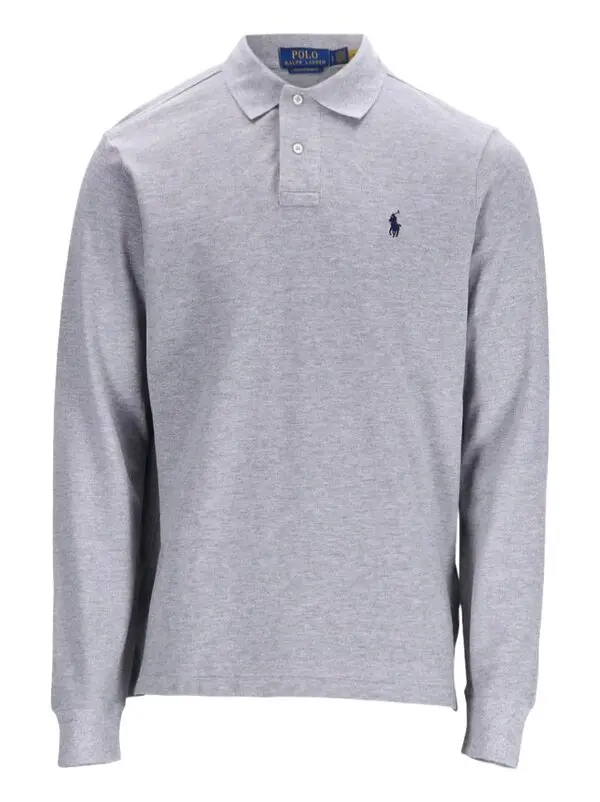 Polo Ralph Lauren Long-sleeved Polo Shirt - Gray