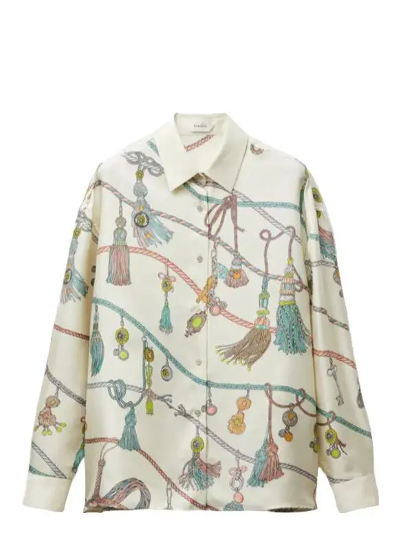 Versace Pattern-printed Twill Shirt - No