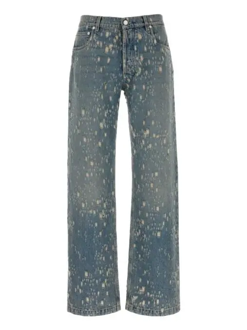 Alexander McQueen Distressed Five-pocket Jeans - No