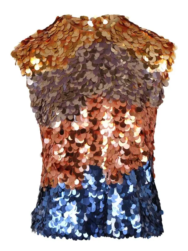 Ulla Johnson Remi Sleeveless Sequined Pullover - Brown