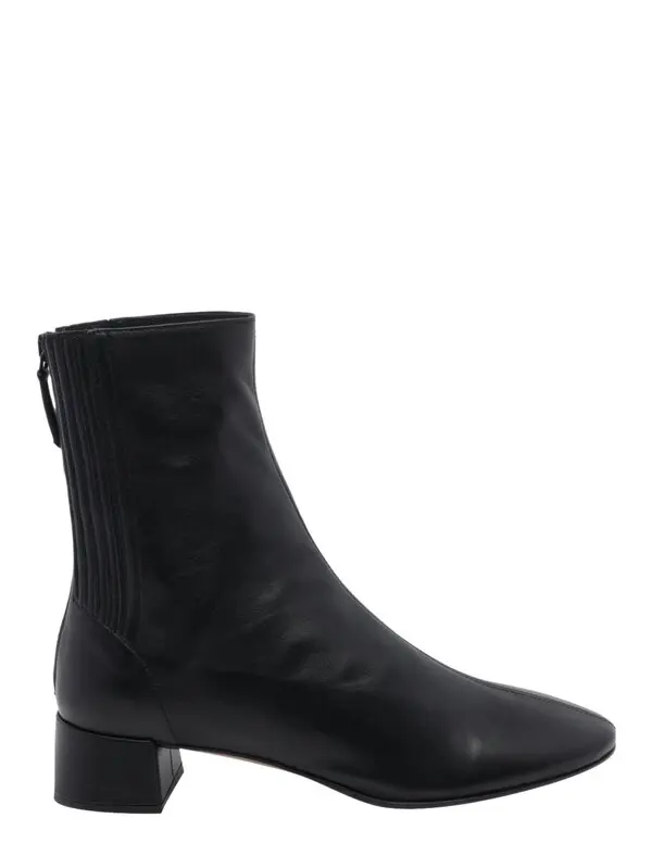 AQUAZZURA Saint Honoré Mid Heel Boots - Black
