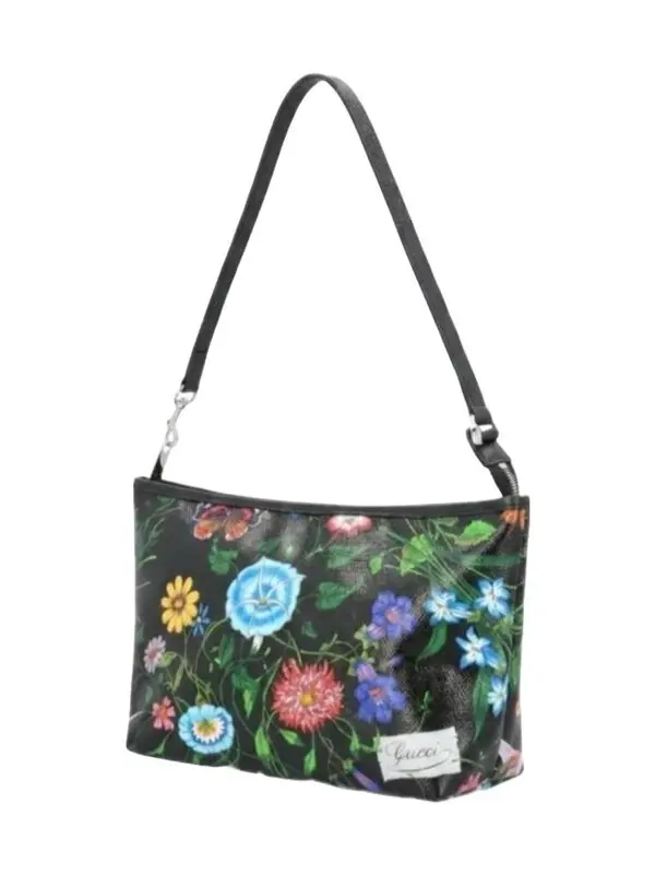 Gucci Small Flora Print Tote Bag - Green
