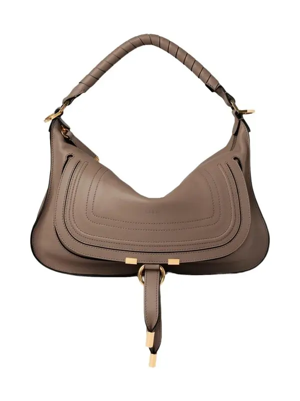 Chloé Marcie Small Shoulder Bag - Brown