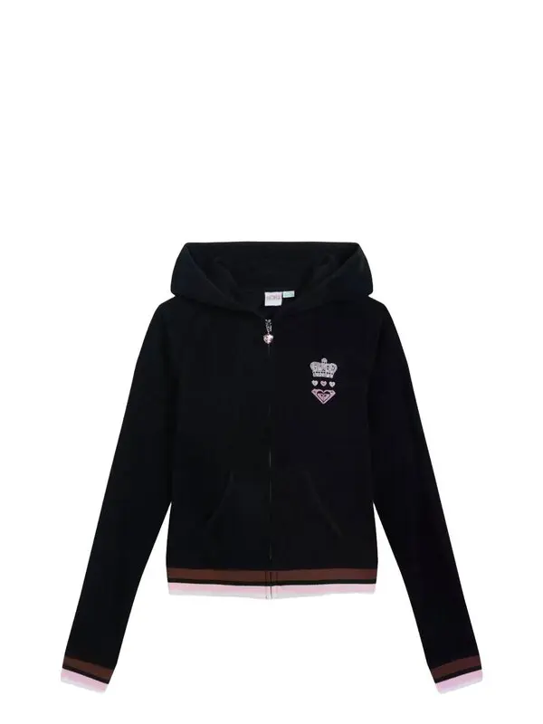 Juicy Couture Terry-towelling Hoodie - Black