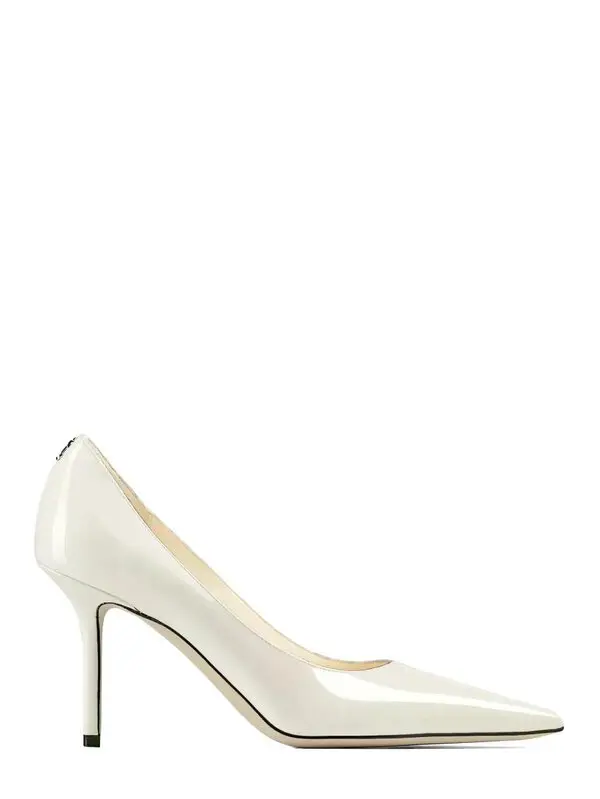 JIMMY CHOO Love Pointed Leather Pumps - Neutrals