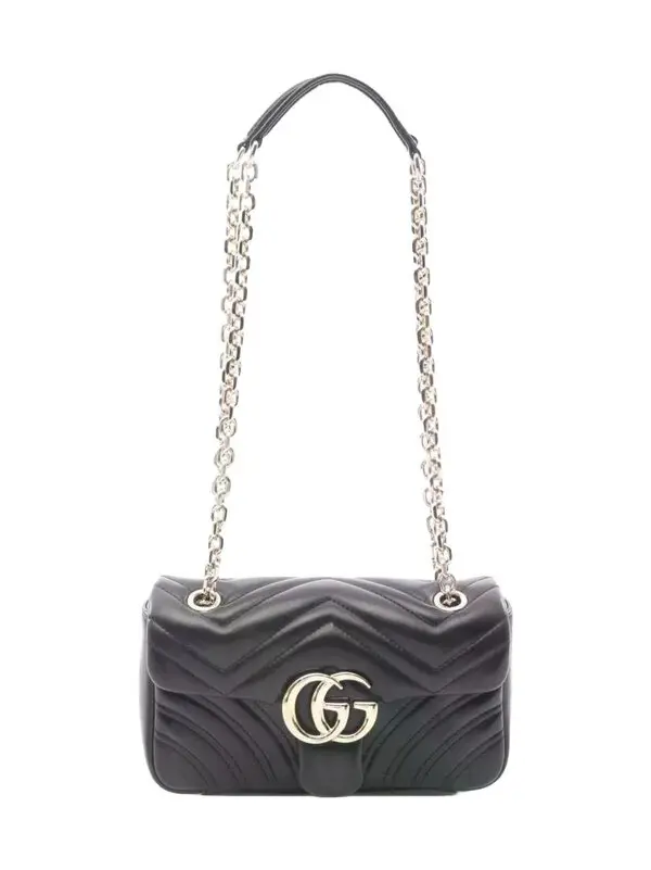 Gucci Gg Marmont Small Shoulder Bag - Black