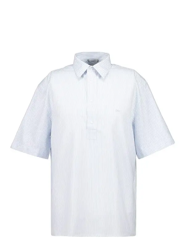 Dior Polo S/s Col7 Cotton - Blue