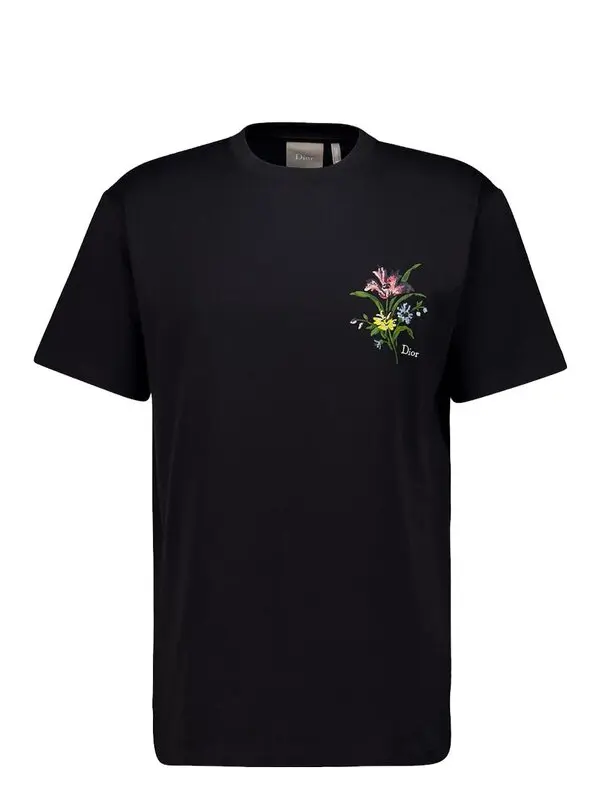 Dior T-shirt S/s Cotton - Black