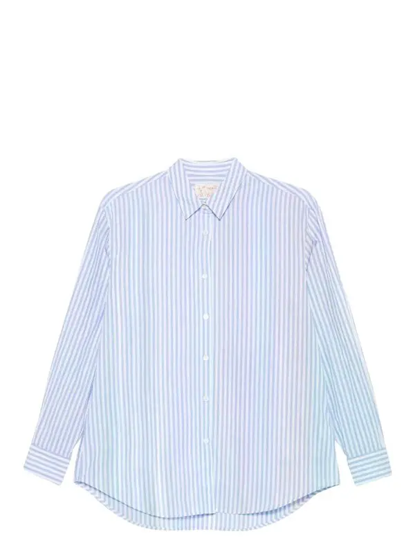 MC2 SAINT BARTH X Peanuts Brigitte Striped Shirt - Blue