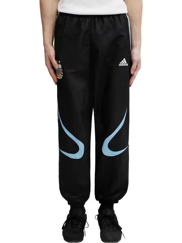 Adidas Argentina 2006 Logo-embroidered Track Pants - Black