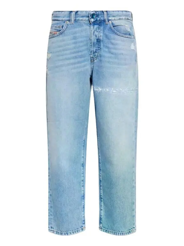 DIESEL® 1981 D-went Distressed Jeans - Blue