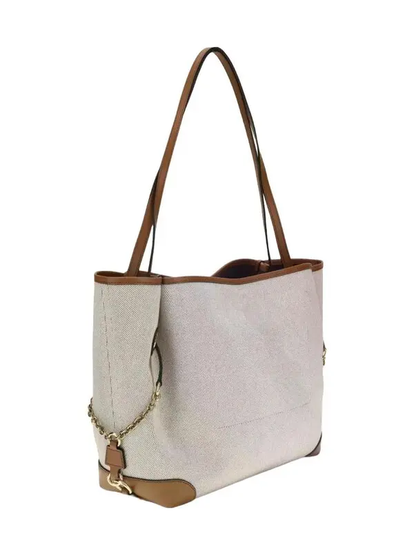Chloé Clover Logo Shoulder Bag - Neutrals