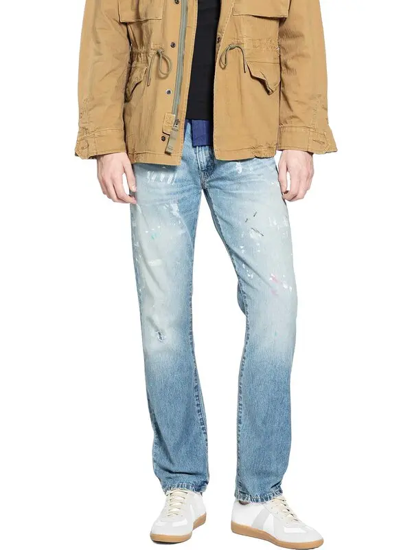 Polo Ralph Lauren Hampton Straight Hand-painted Jeans - Blue