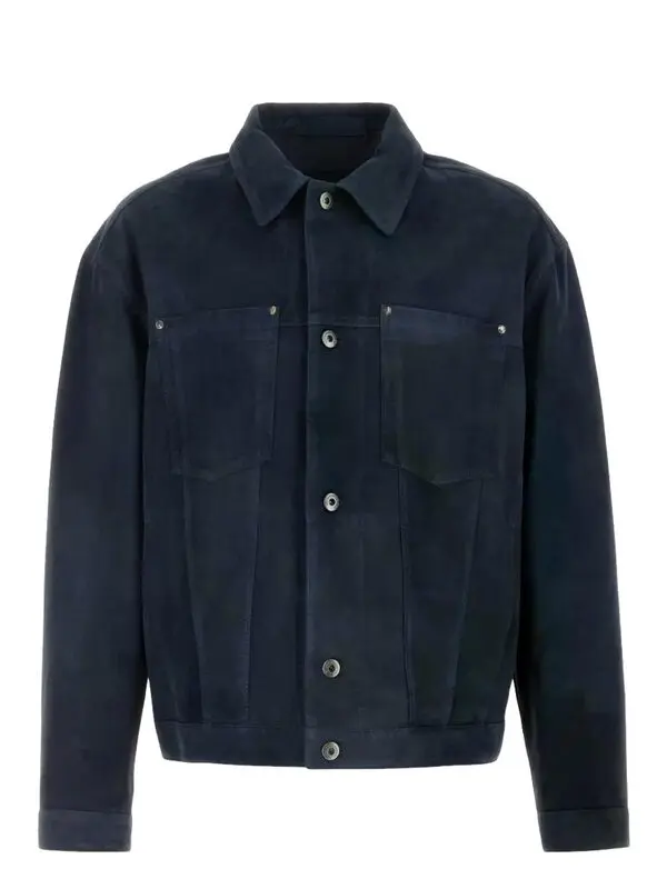 SALVATORE SANTORO Suede Jacket - Blue