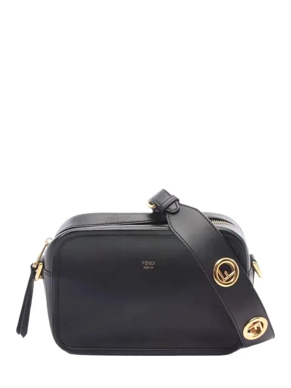 Fendi Cam Cam F Shoulder Bag - Black