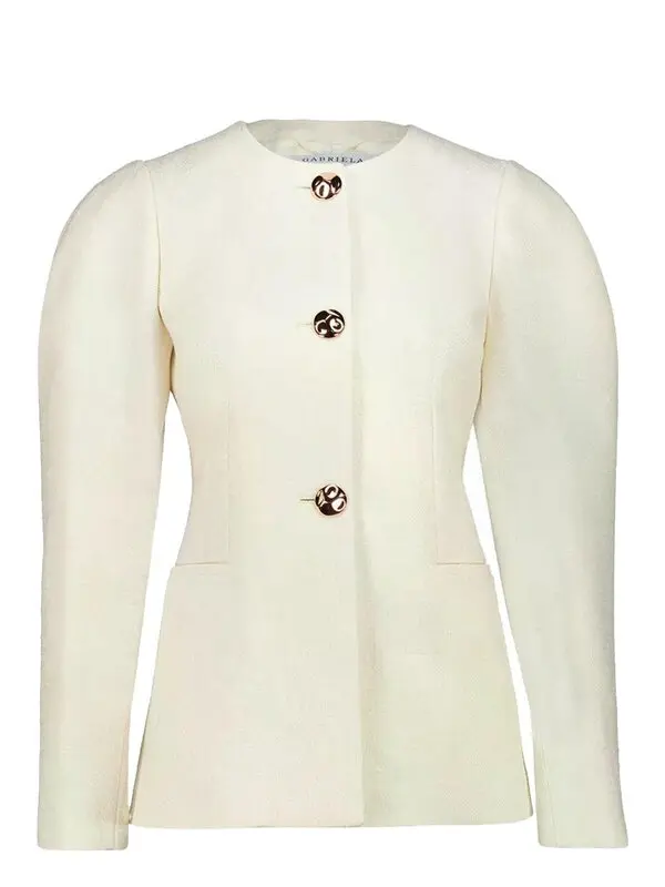 Gabriela Hearst Daelan Single-breasted Jacket - Neutrals